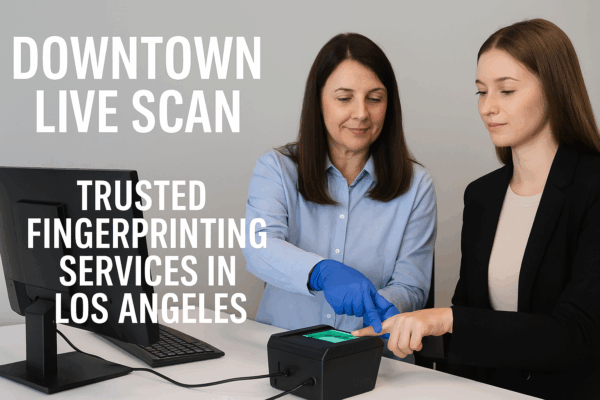#1 Live Scan near Los Angeles Downtown Live Scan 13237090332
