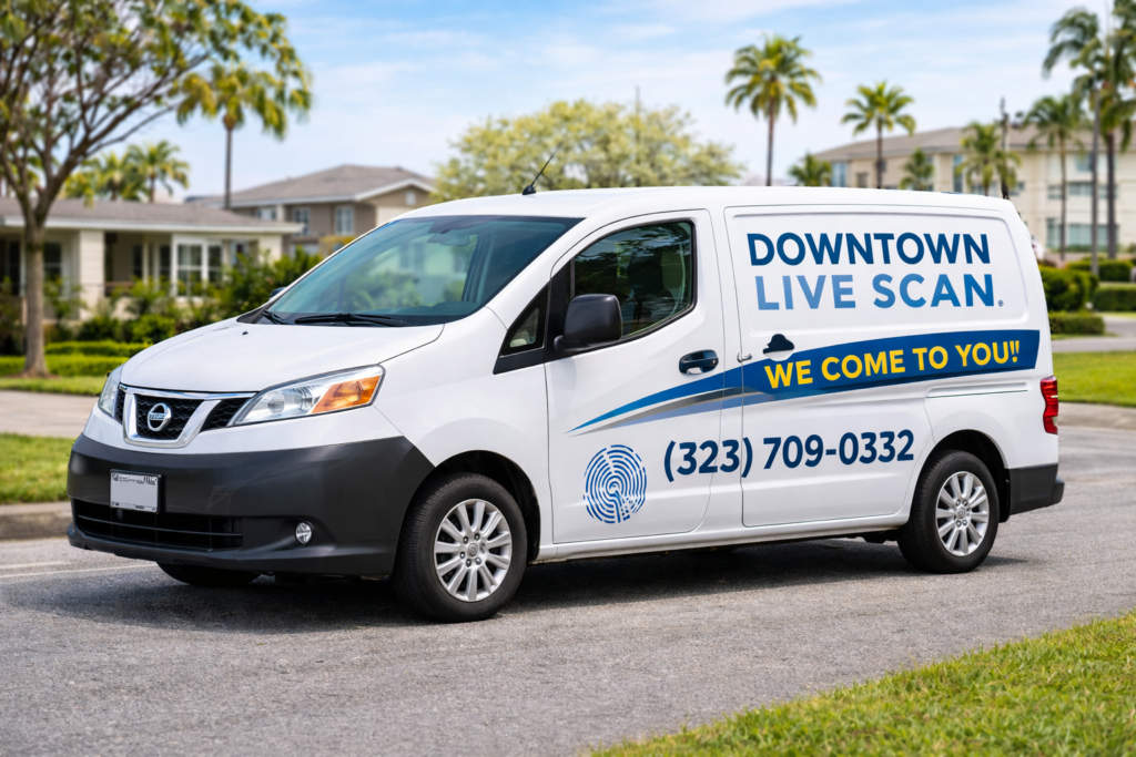 Mobile Live Scan & Fingerprinting Service - Baldwin Park